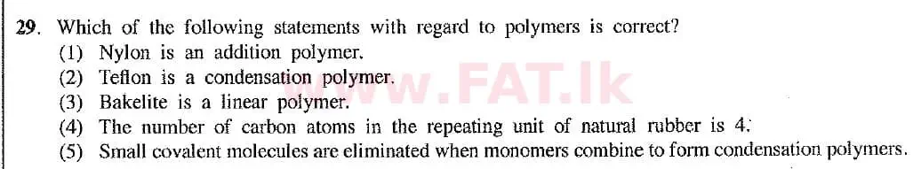National Syllabus : Advanced Level (A/L) Chemistry - 2019 August ...