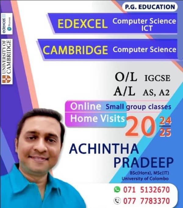 Local Edexcel Ict And Cambridge Computer Science