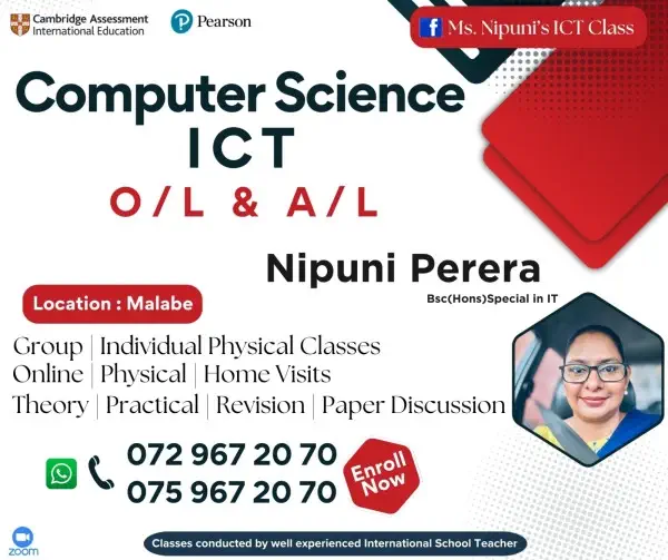 ICT for Local and Cambridge Computer Science O/L and A/L