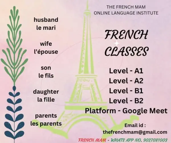 French Classes - A1, A2, B1, B2