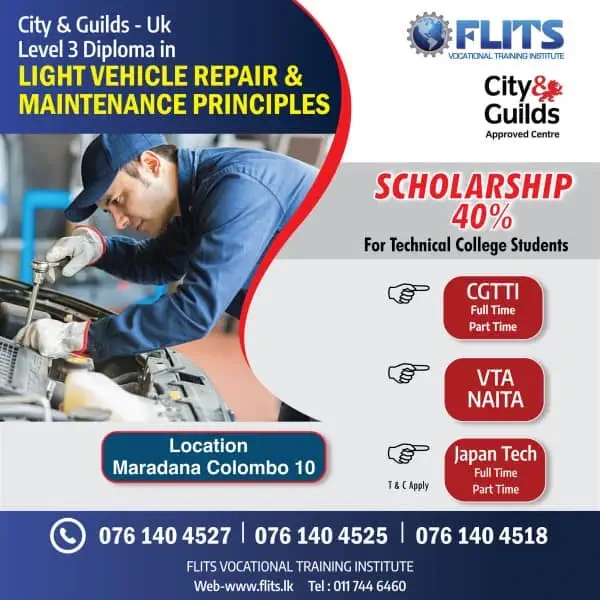 Diploma in Light Vehicle Maintenance / Repair Principles