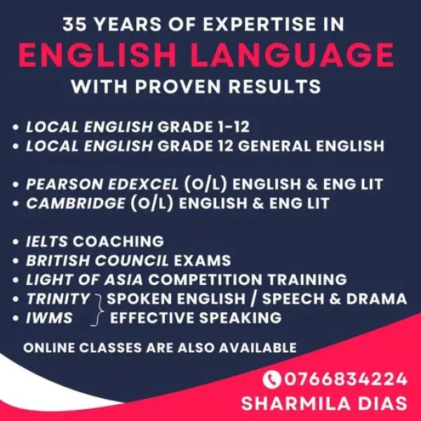 English Language - Local, Pearson Edexcel, Cambridge
