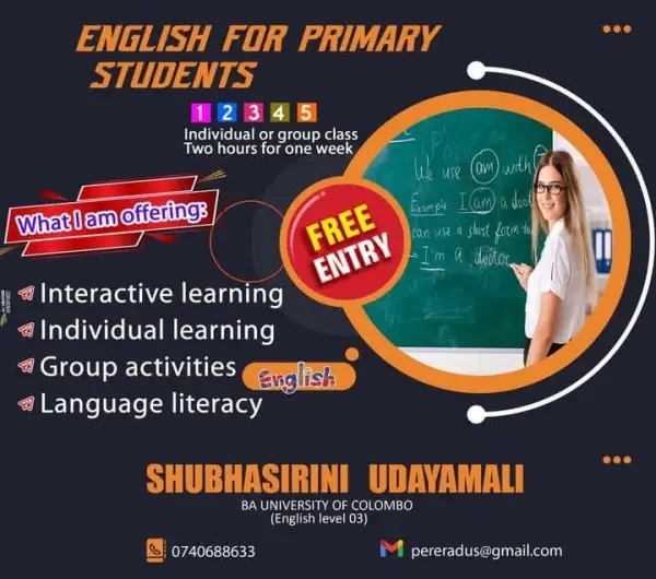 English for Primary Students Grades 1 to 5