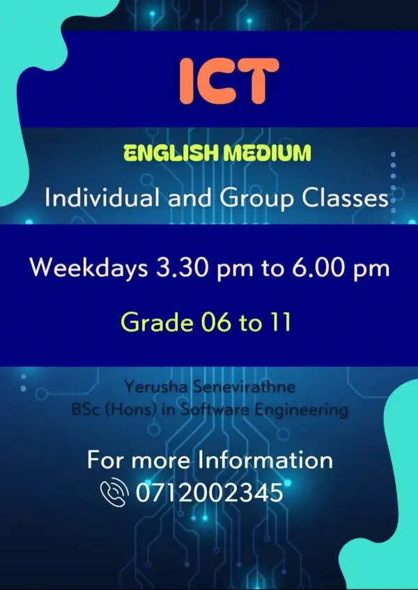 ICT Classes for Grade 06 - 11