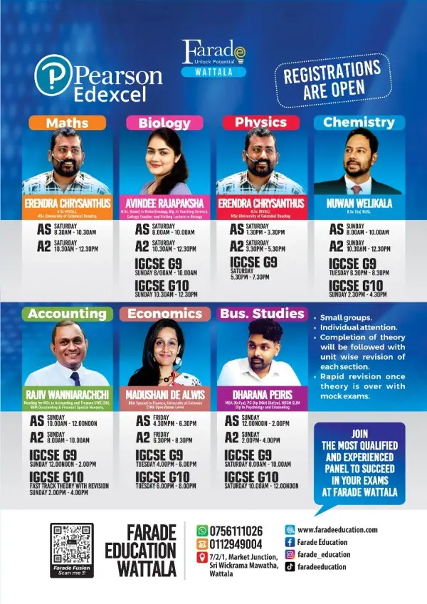 Edexcel Classes for IGCSE 9-1 , IAS and IAS