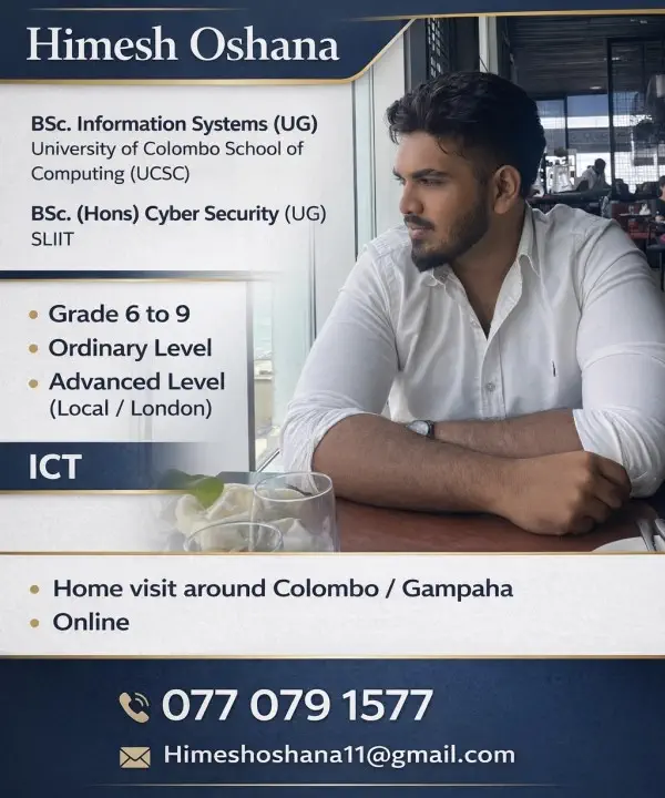 ICT Classes Grade 6-9, O/L, A/L