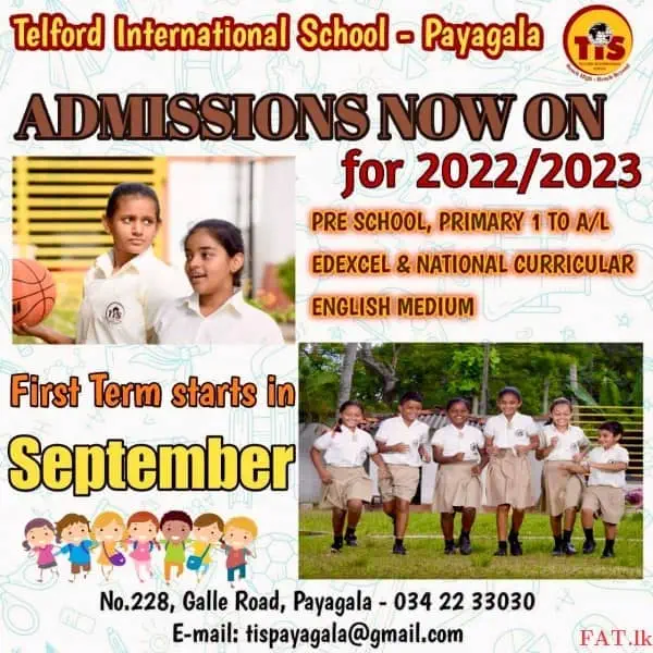Telford International School - Payagala / Galle